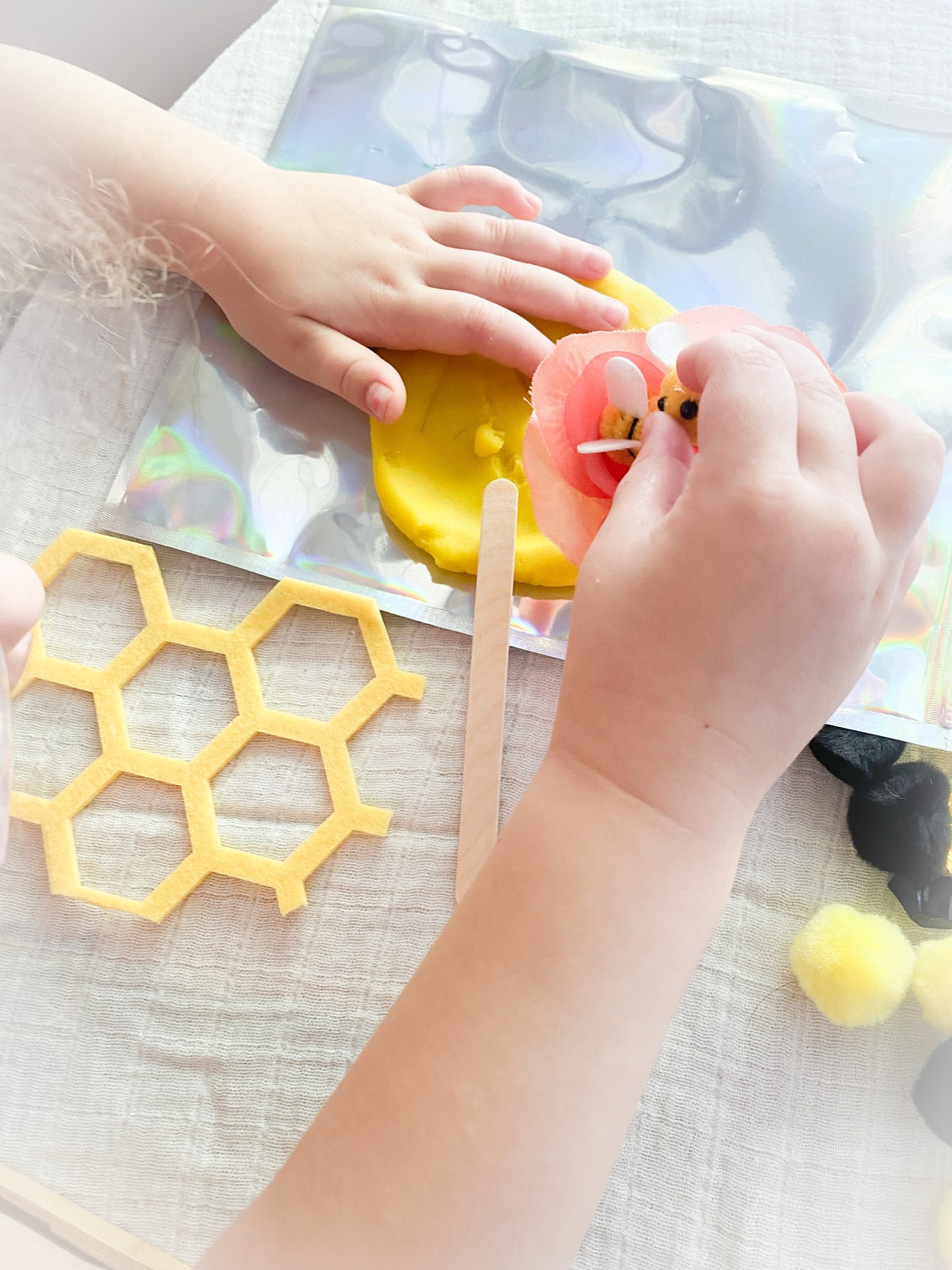 Busy Bees Playdough Sensory Kit - Etsy