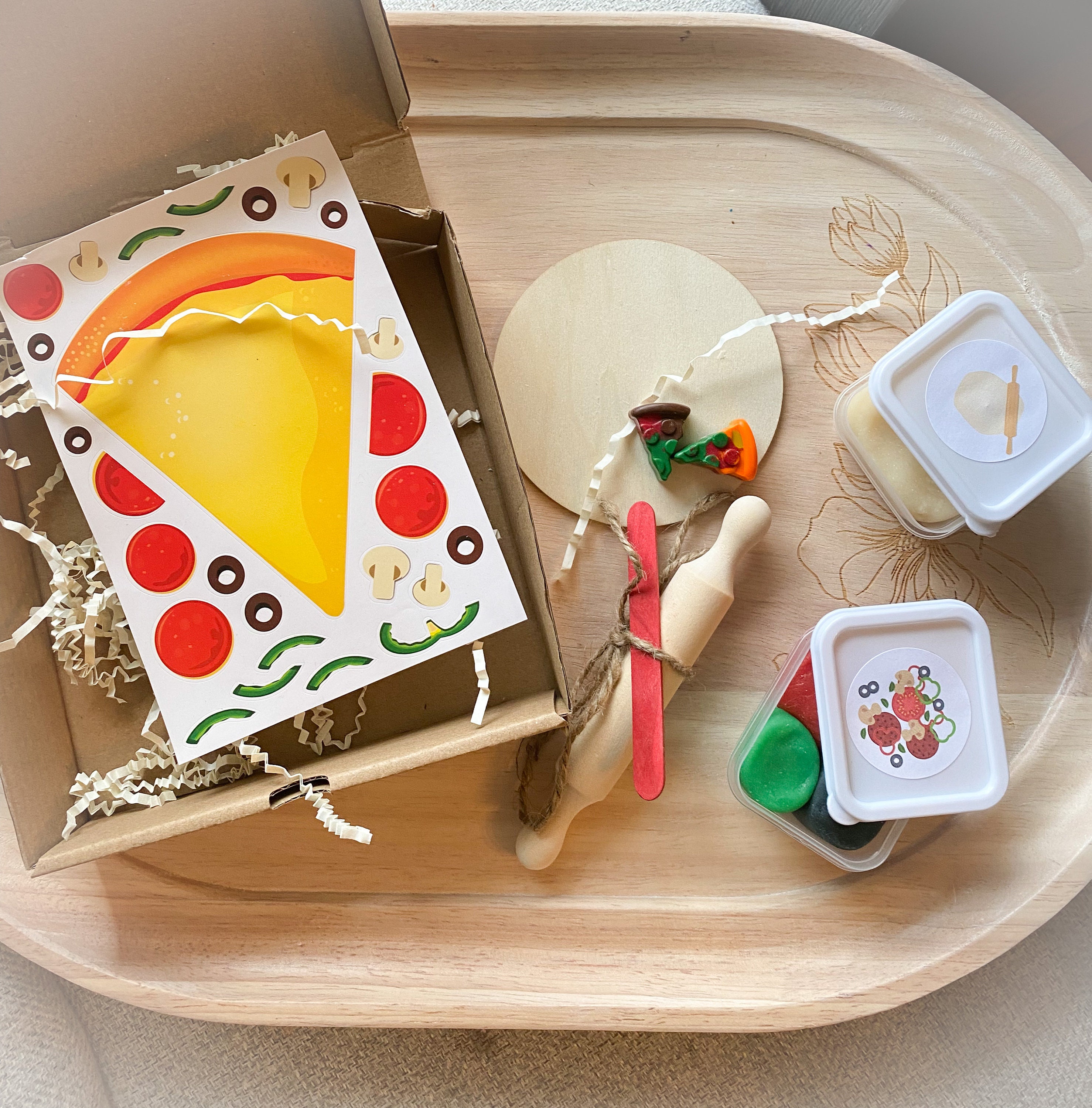 Little Chef Pizza Party Sensory Playdough Kit! - Etsy