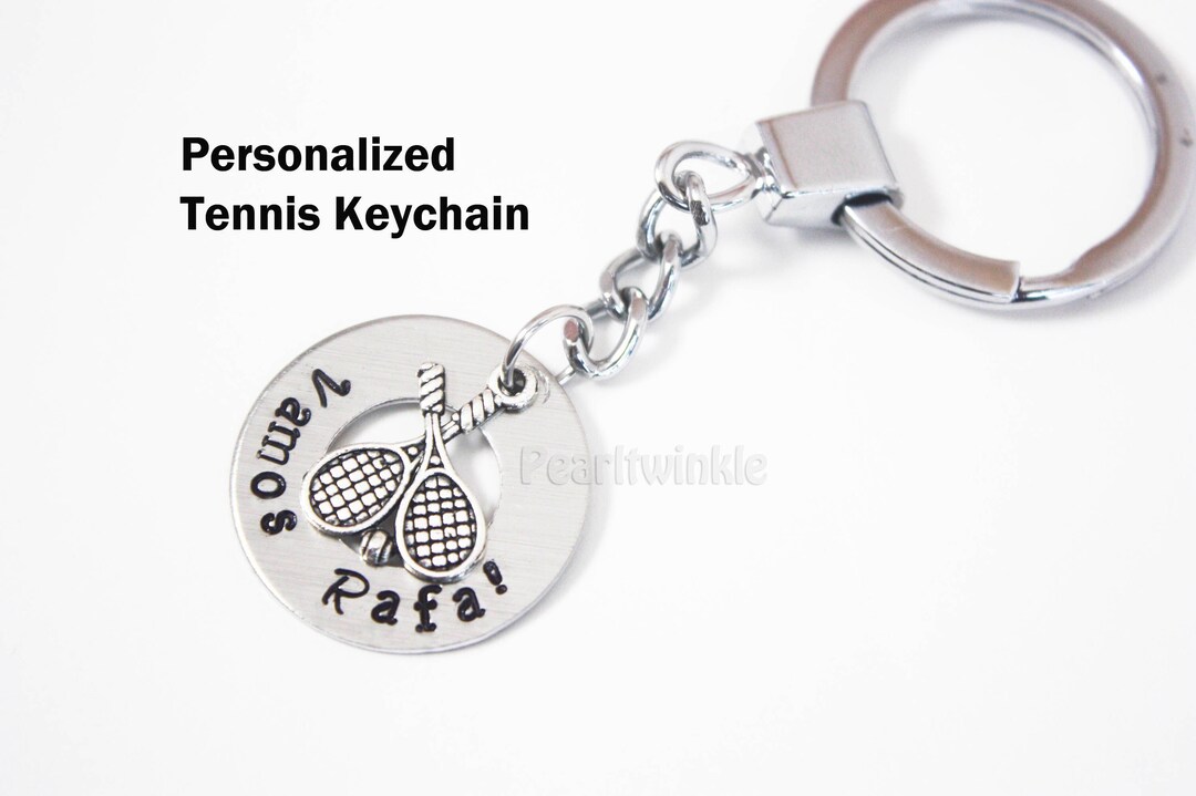 Vamos Rafa Key Chain, Rafa Nadal Tennis Keychain, Personalized Tennis ...