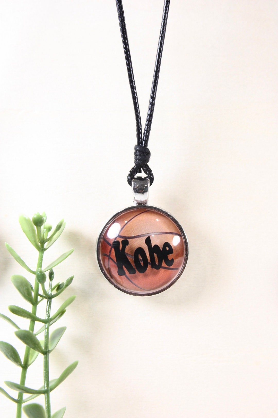 Personalized Basketball Pendant Necklace, Kobe Basketball Gift, Gift ...