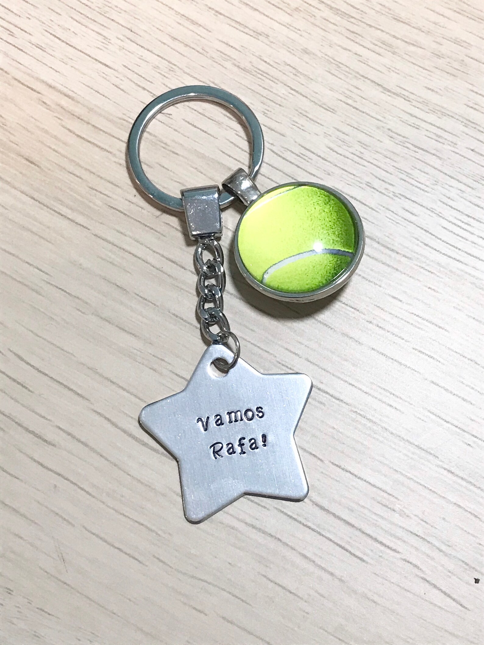 Vamos Rafa Key Chain, Rafa Nadal Tennis Keychain, Personalized Tennis ...