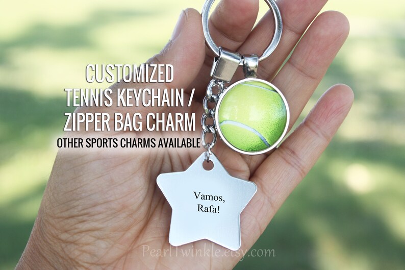 Vamos Rafa Key chain Rafa Nadal Tennis Keychain Personalized | Etsy