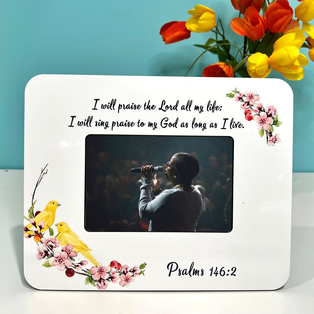 Custom Praise Team Picture Frame With Text Church Band Choir - Etsy
