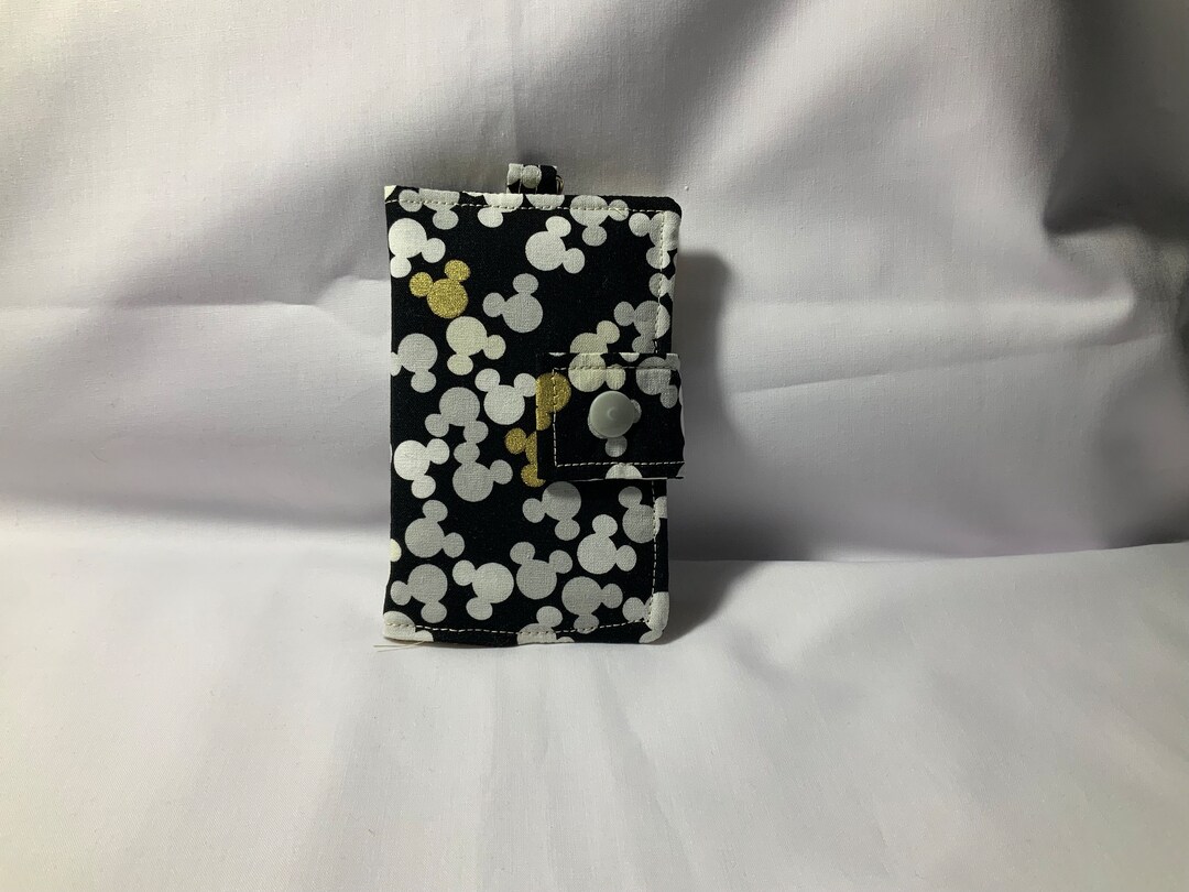 Mouse Gold Metallic Keychain Wallet Mickey Key Chain Wallet - Etsy