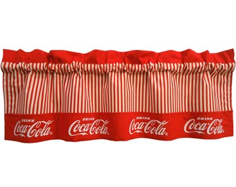 Coca Cola Valance - Etsy