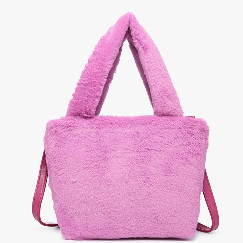 Fuzzy Tote Bag - Etsy