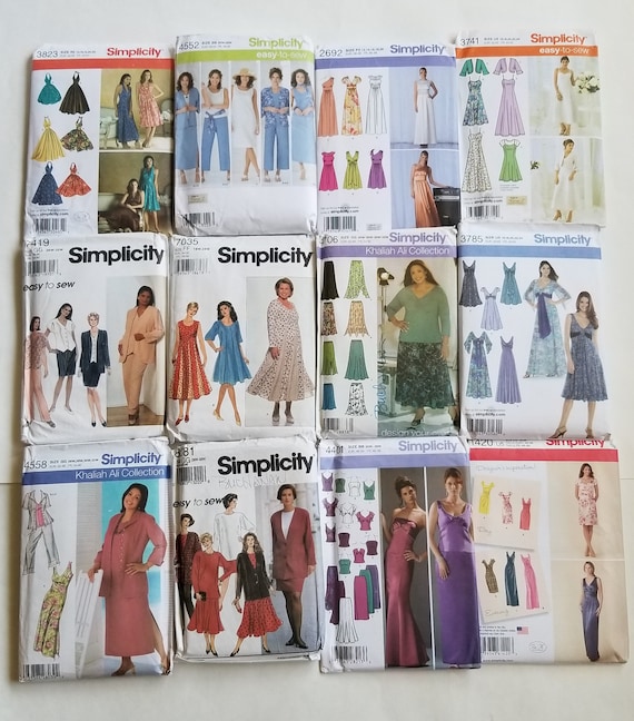 Vintage Simplicity Sewing Patterns 1990's 2000's - Etsy