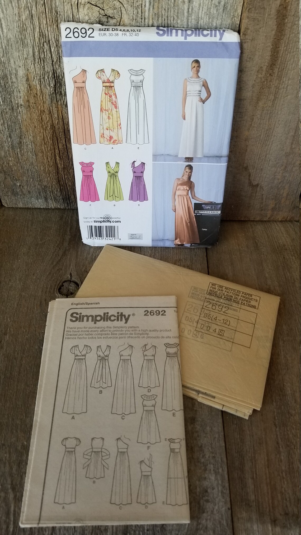 Simplicity Patterns Evening Gown Prom Dress School Dance - Etsy