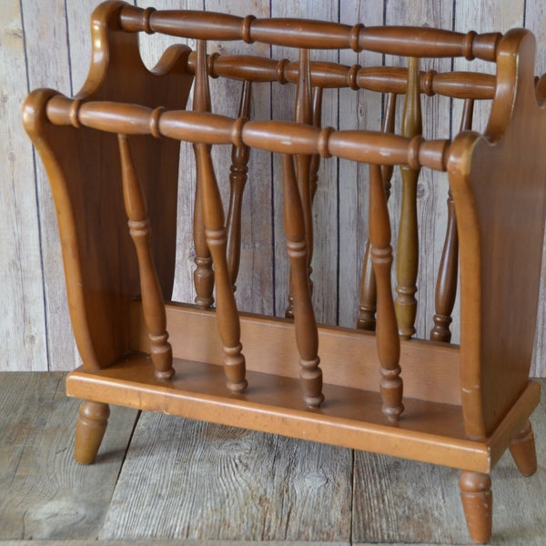 Wooden Bathroom Magazine Rack - Etsy