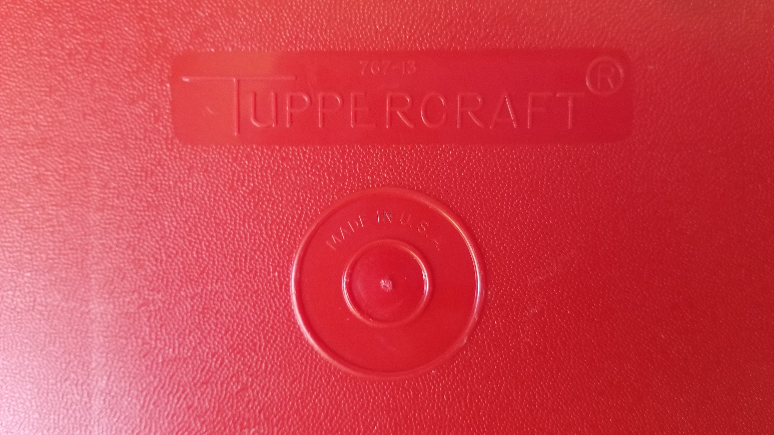 Tupperware Storage Box 1970s Red 3pc Tackle/Sewing/Game | Etsy