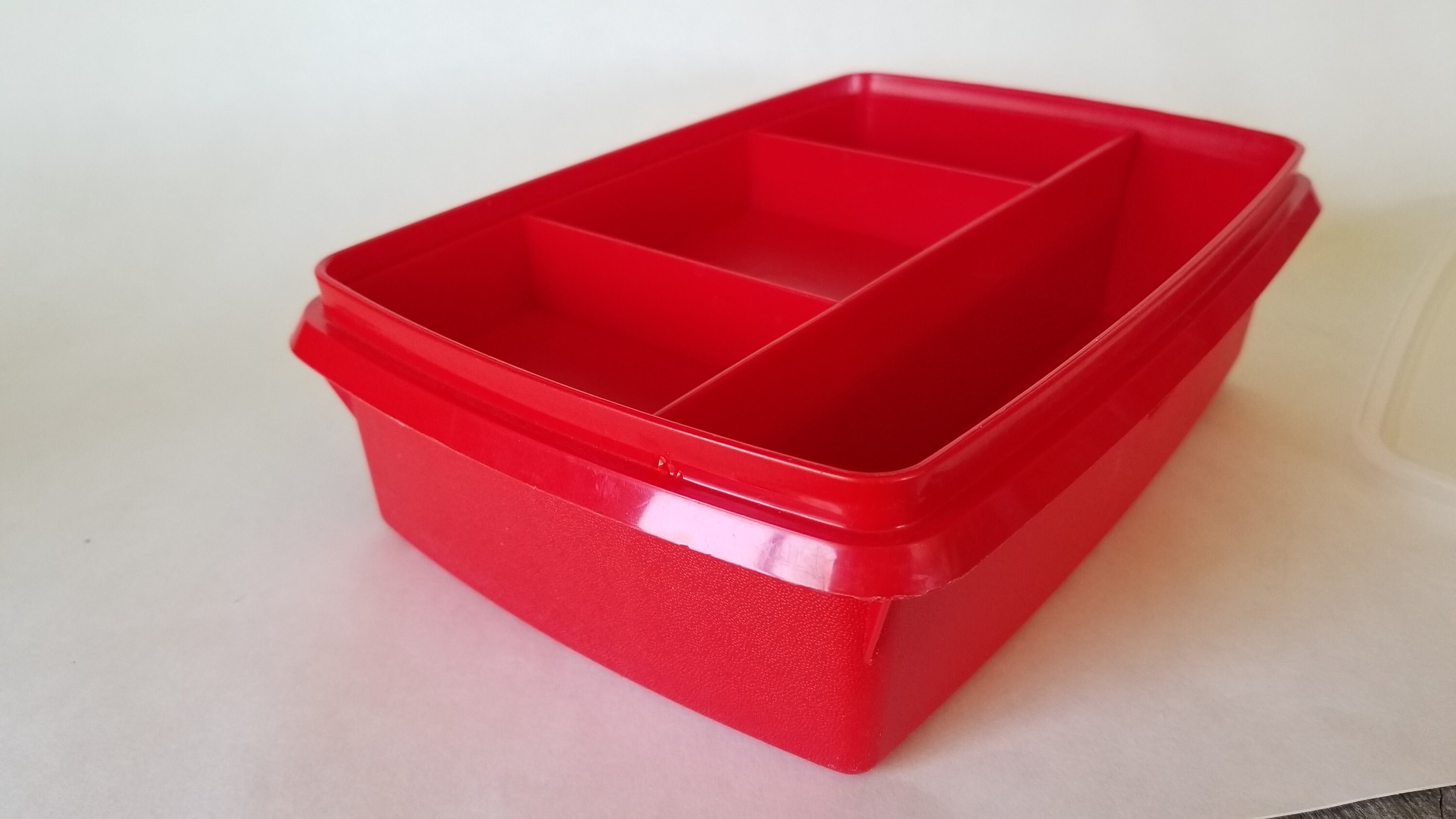 Tupperware Storage Box 1970s Red 3pc Tackle/Sewing/Game | Etsy