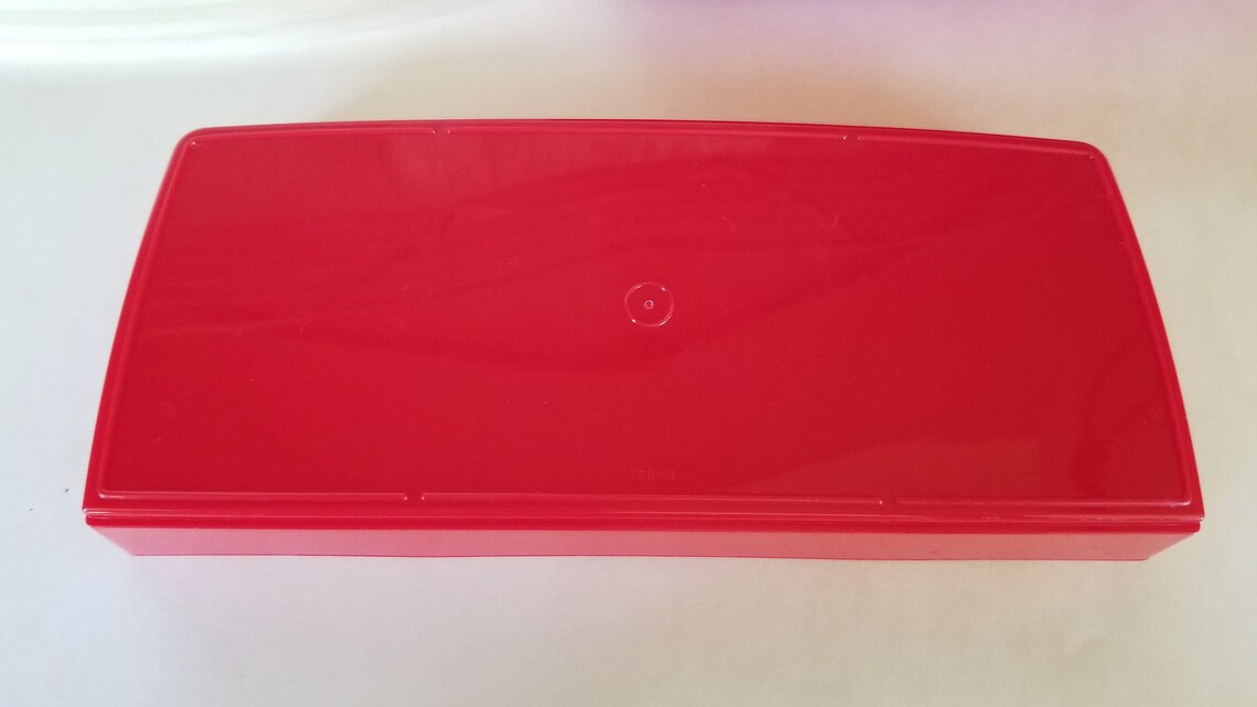 Tupperware Storage Box 1970s Red 3pc Tackle/Sewing/Game | Etsy