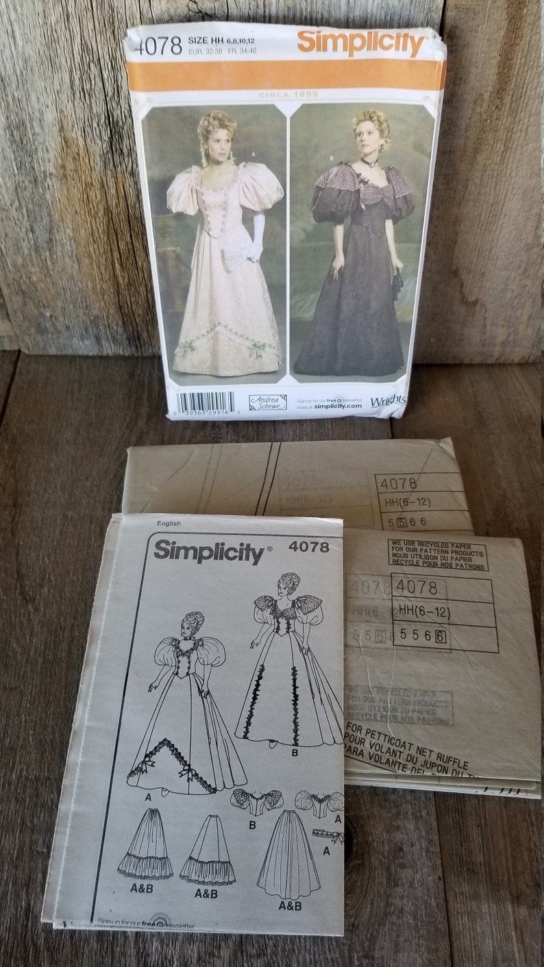 Simplicity Costume Patterns Elizabethan Medieval Museum | Etsy