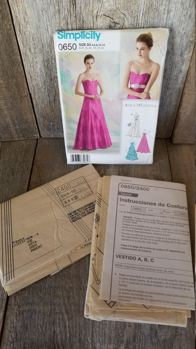 Simplicity Patterns, Evening Gown, Prom Dress, School Dance Formals ...