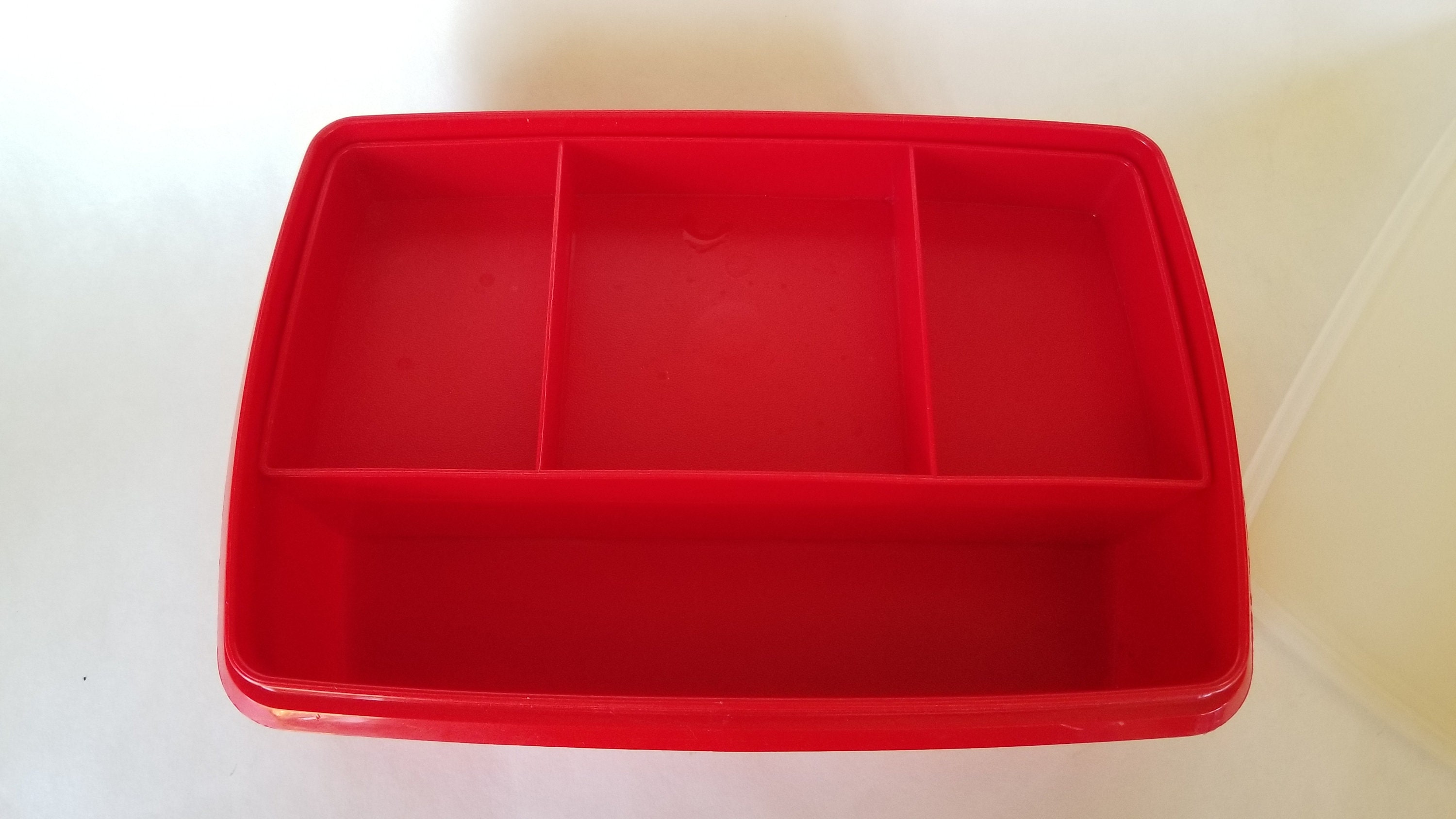 Tupperware Storage Box 1970s Red 3pc Tackle/Sewing/Game | Etsy