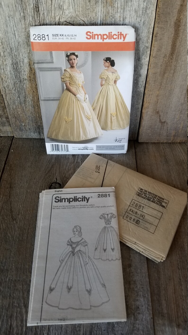 Simplicity Costume Patterns Elizabethan Medieval Museum | Etsy