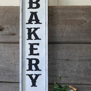 Vertical Bakery Sign, Farmhouse BAKERY Sign, Bakery Sign, Farmhouse ...
