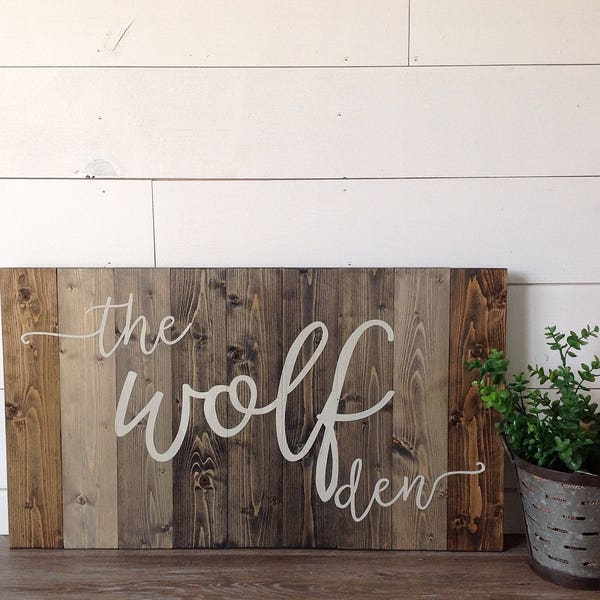 Wolf Den Sign - Etsy