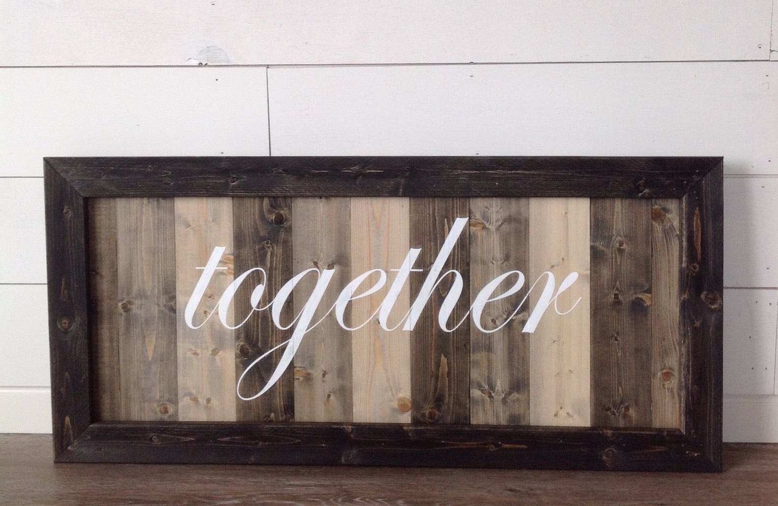 Together Sign Together Sign Distressed Sign Farmhouse - Etsy