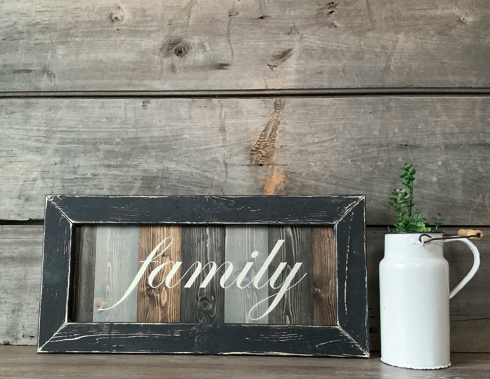 Family Sign LARGE Wood Family Sign Farmhouse Wall Decor - Etsy