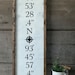 Vertical Latitude and Longitude Sign Coordinates Sign - Etsy
