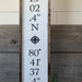 Vertical Latitude and Longitude Sign Coordinates Sign - Etsy