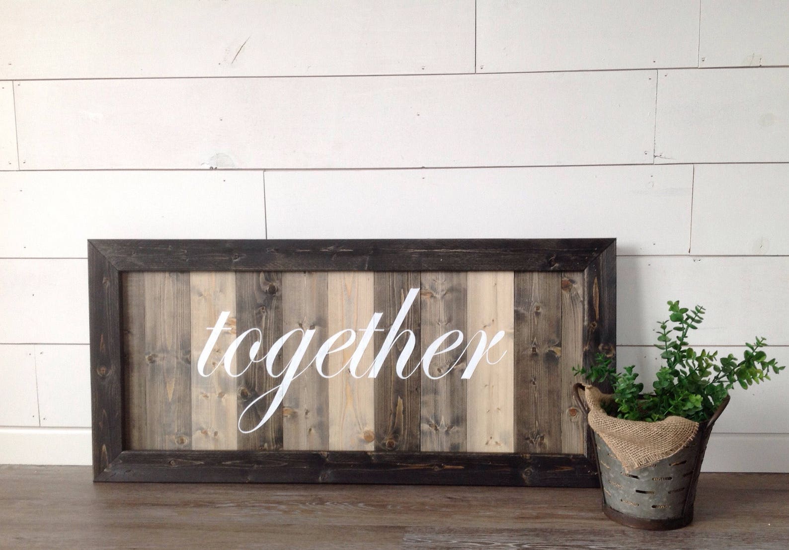 Together Sign Together Sign Distressed Sign Farmhouse - Etsy