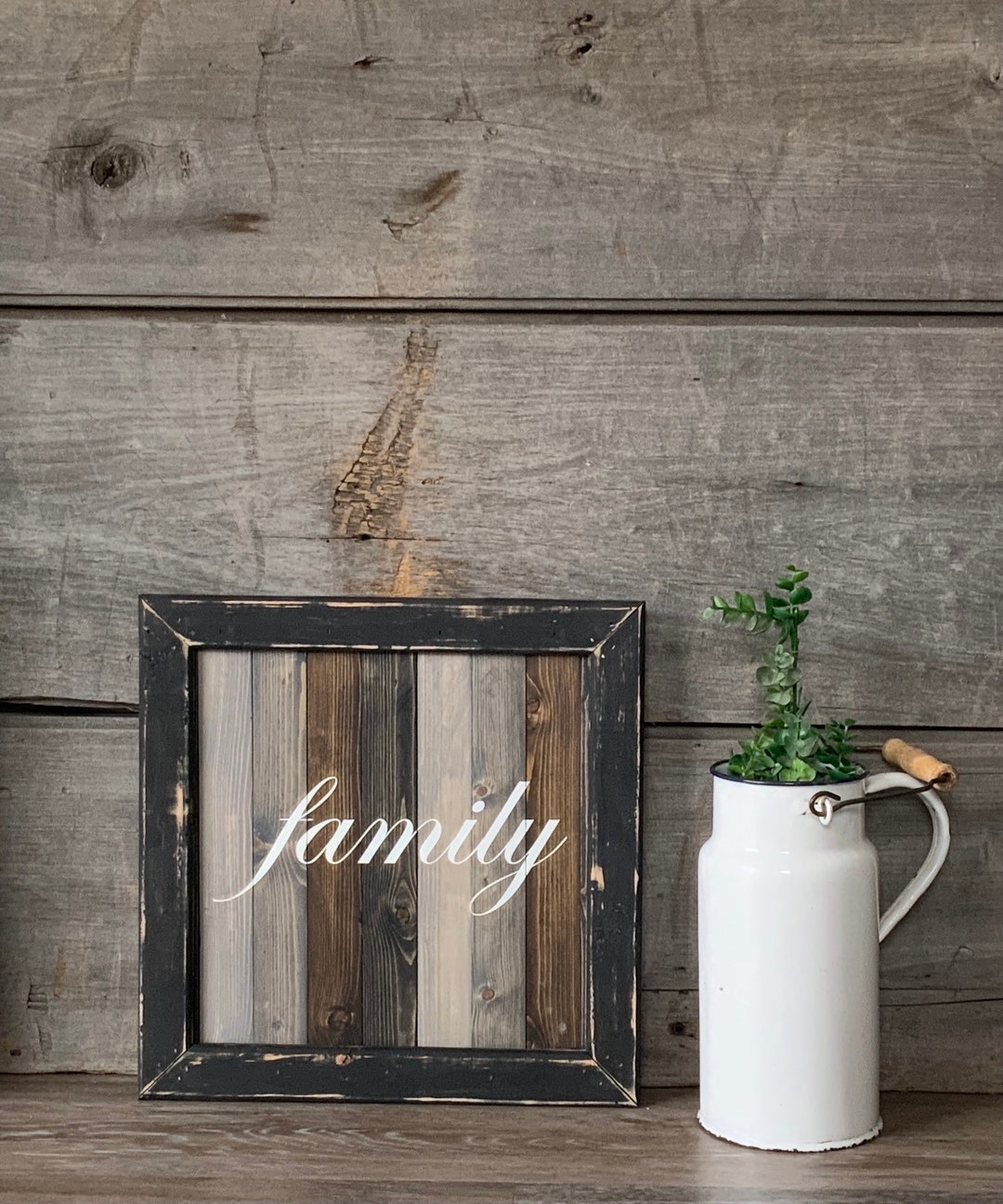 Family Sign, Wood Family Sign, Farmhouse Wall Decor, Custom Made Family ...