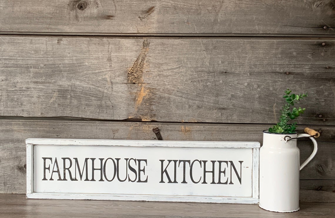 Farmhouse Kitchen Farmhouse Sign Wood Sign Farmhouse - Etsy