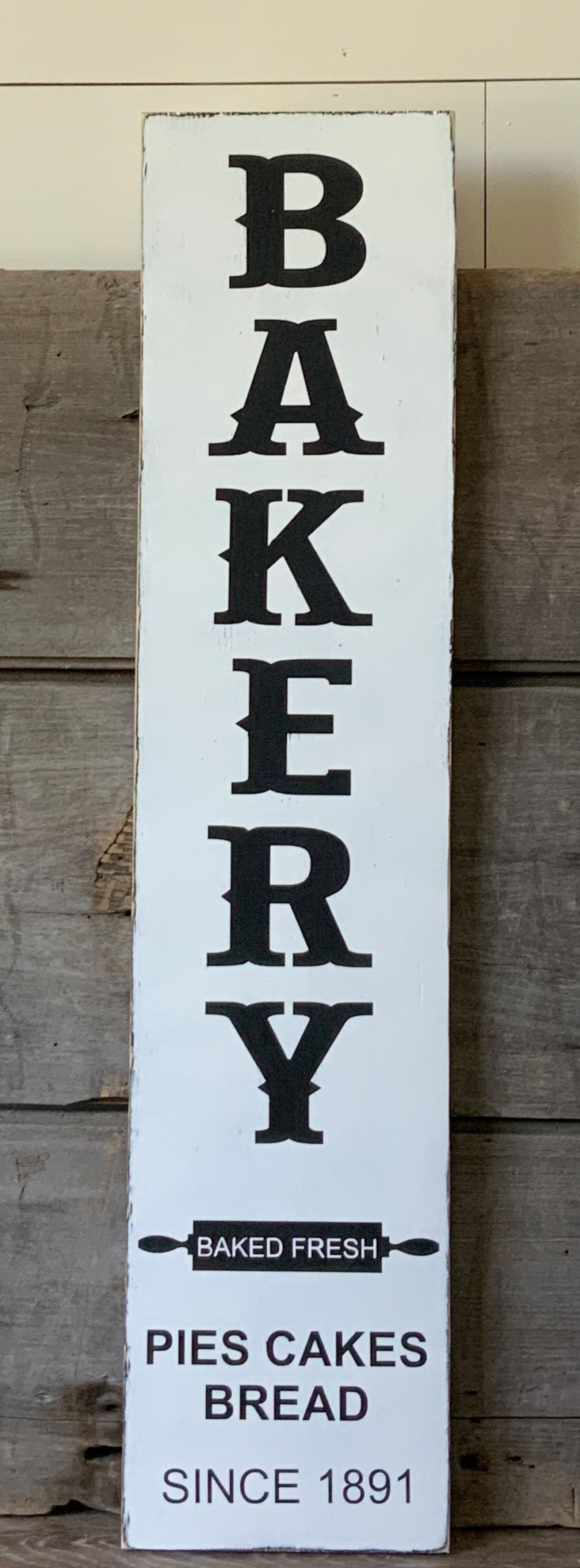 Vertical Bakery Sign Farmhouse BAKERY Sign Bakery Sign - Etsy
