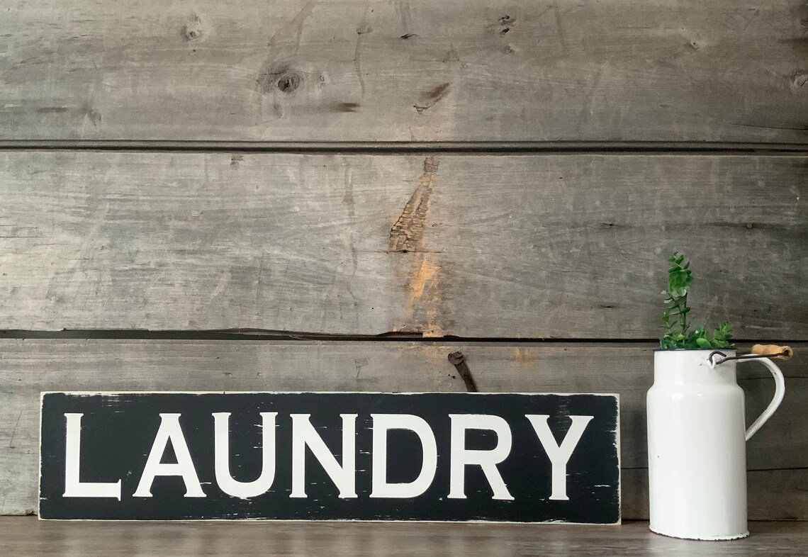 Laundry Wood Sign Laundry Room Decor Laundry Decor - Etsy