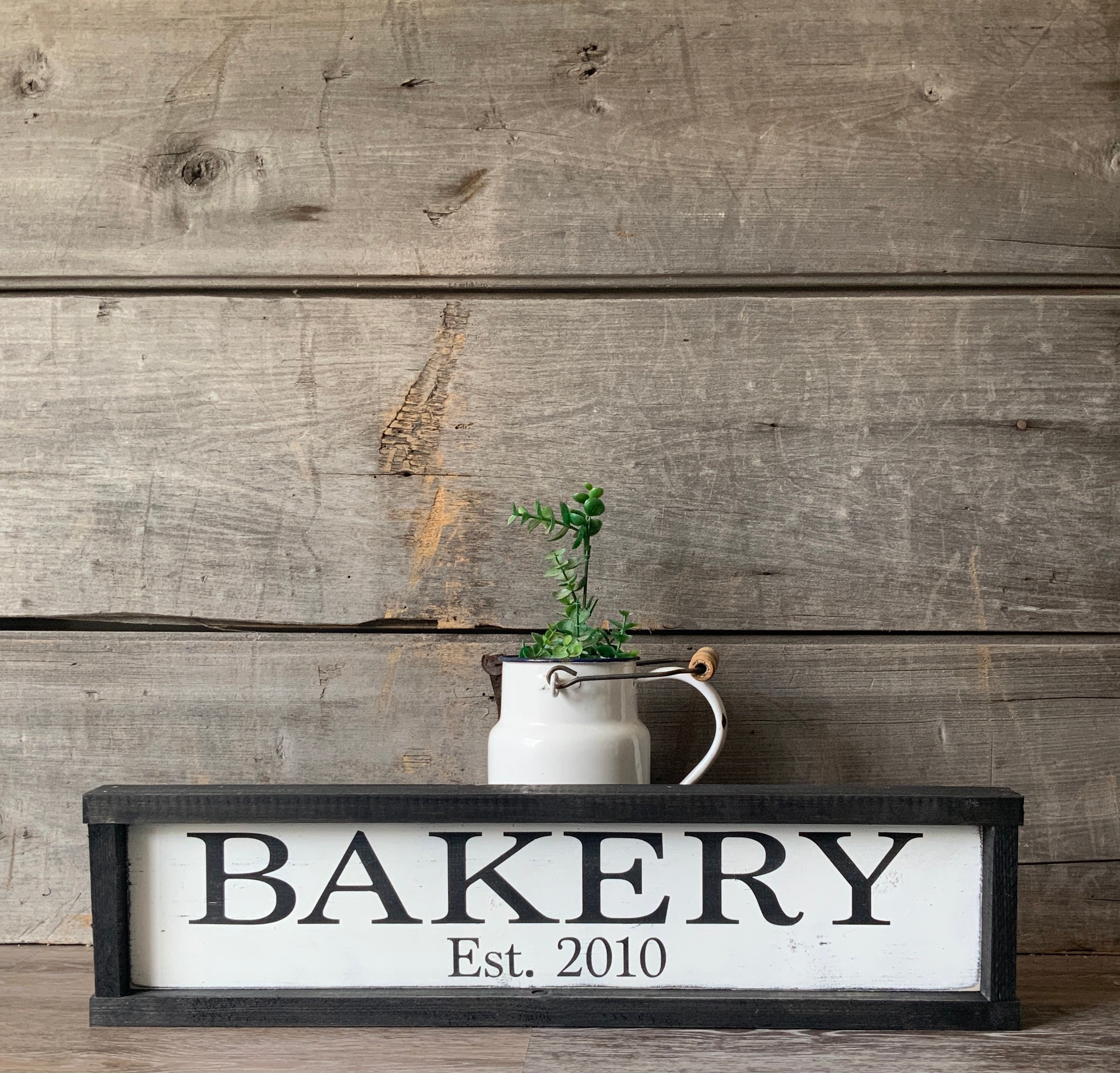 Bakery sign horizontal bakery wood sign farmhouse signs | Etsy