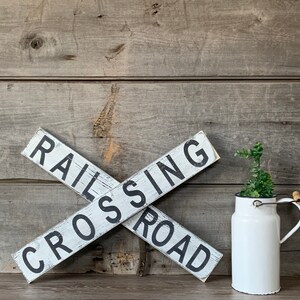 Rail Road Sign, Wood Rail Road Sign, Farmhouse, Farmhouse Wall Decor ...