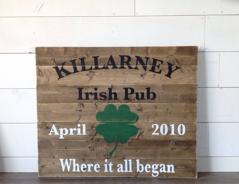 Irish Pub Man Cave Sign Sign for the Home Personalized - Etsy