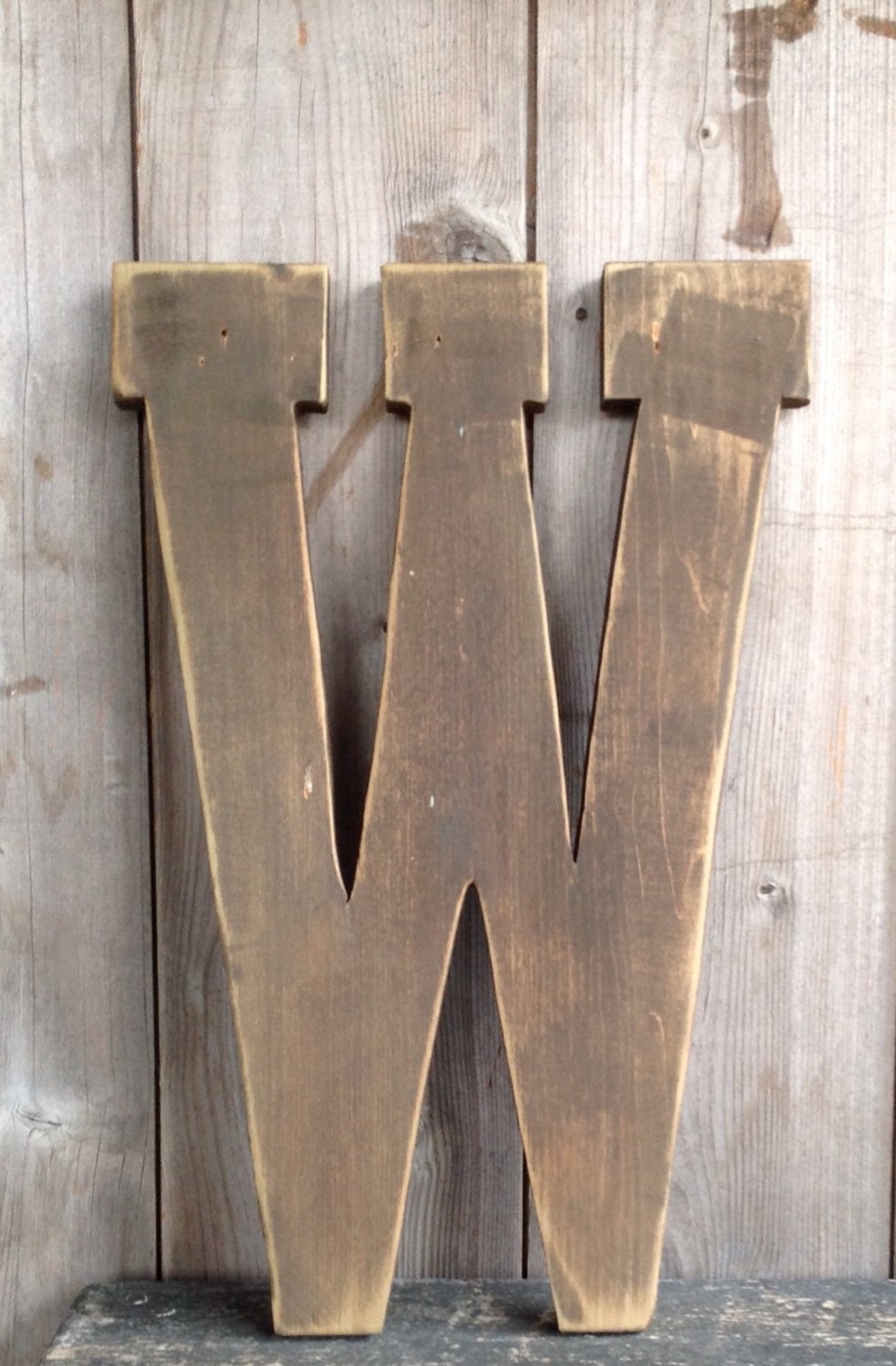 Barn Wood Letter measures 18 inches tall barn wood letters | Etsy