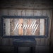 Family Sign LARGE Wood Family Sign Farmhouse Wall Decor - Etsy