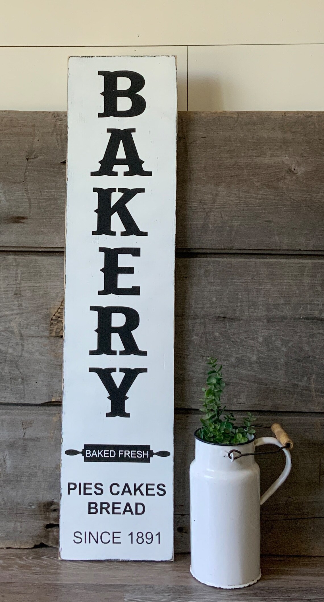 Vertical Bakery Sign Farmhouse BAKERY Sign Bakery Sign - Etsy