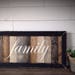 Family Sign LARGE Wood Family Sign Farmhouse Wall Decor - Etsy