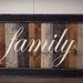 Family Sign LARGE Wood Family Sign Farmhouse Wall Decor - Etsy