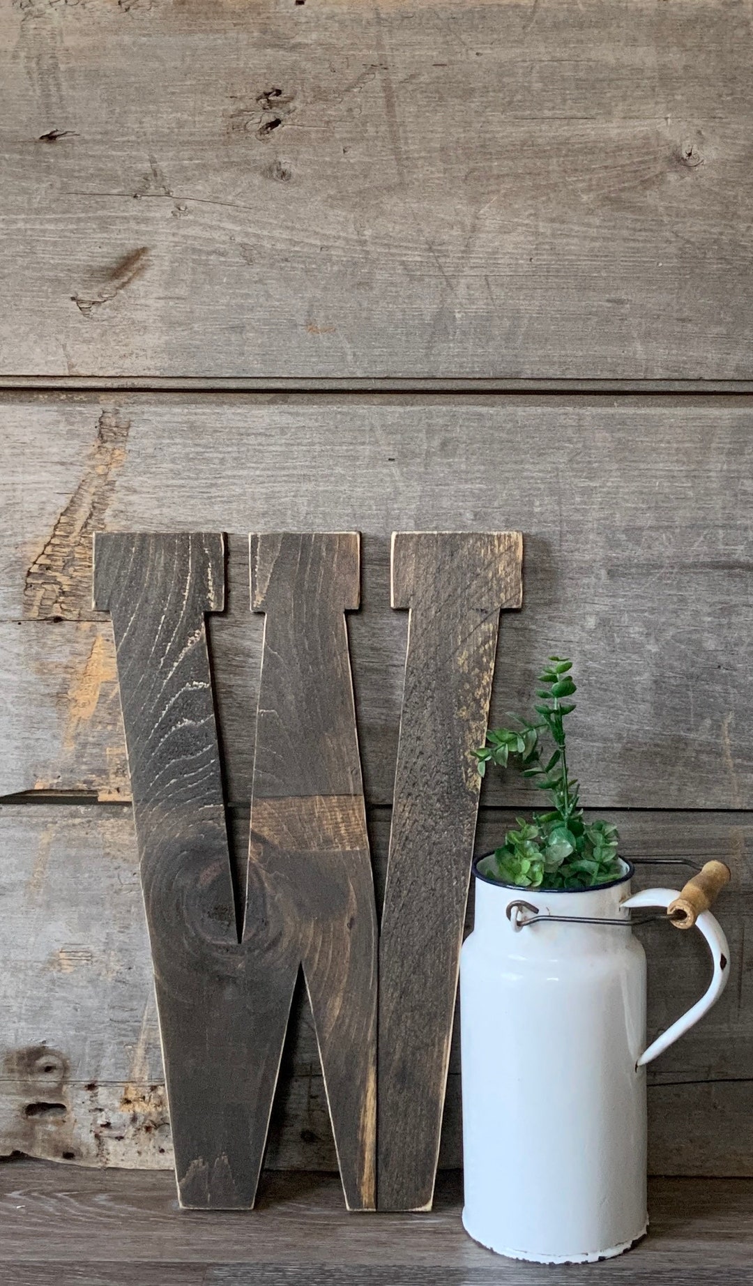 Barn Wood Letter Measures 18 Inches Tall Barn Wood Letters - Etsy