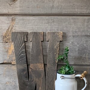 Barn Wood Letter Measures 18 Inches Tall Barn Wood Letters - Etsy