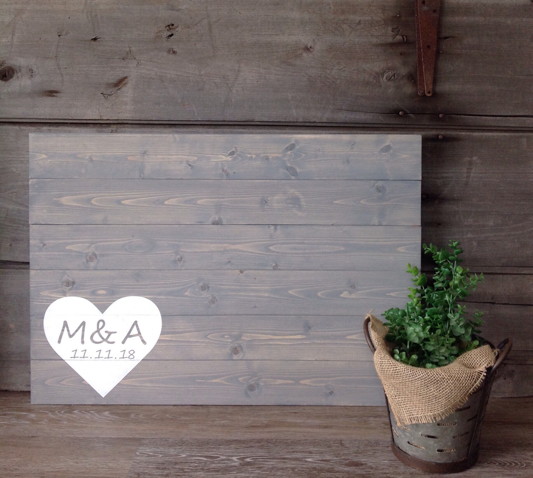 Rustic Guest Book Wood Guest Book Personalized Wood Sign | Etsy