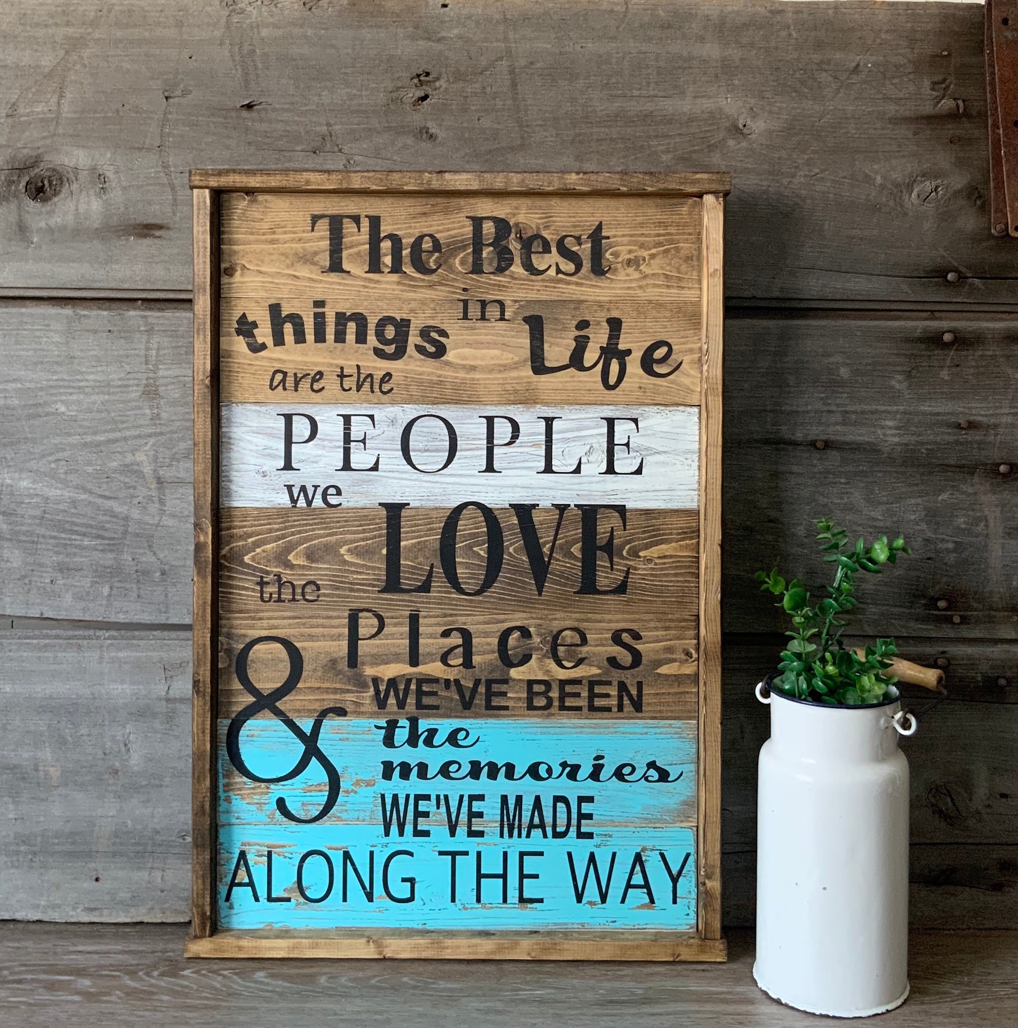 Rustic Wood Rustic Family Sign Wood Family Sign Custom | Etsy