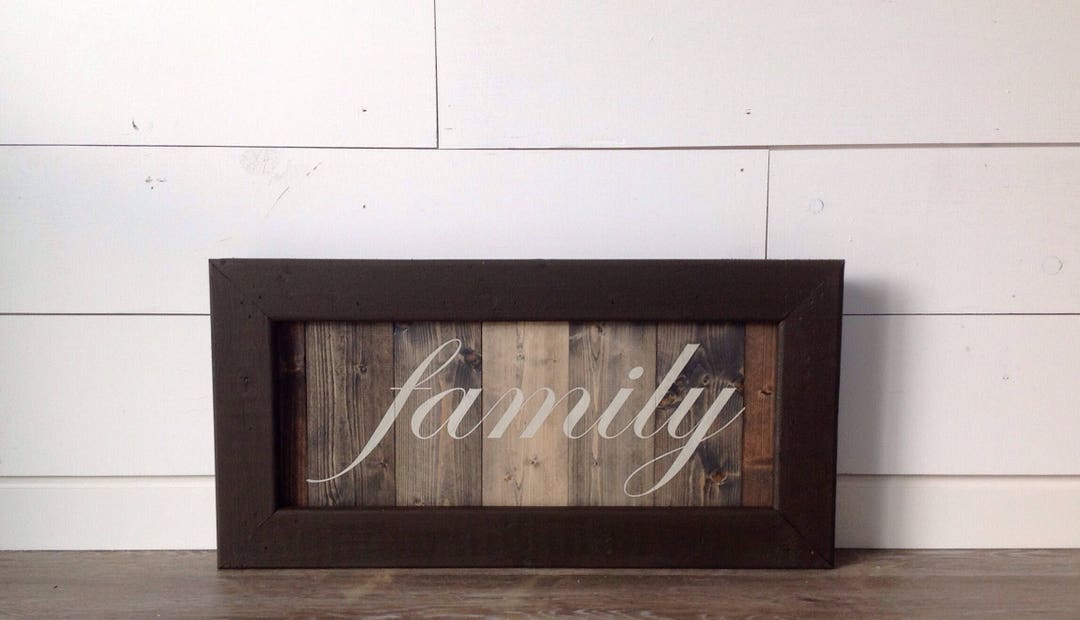 Family Sign Family Decor Family Family Sign Rustic Family - Etsy