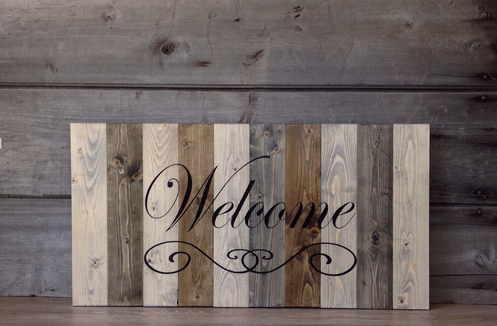 Welcome Sign LARGE wood welcome sign farmhouse welcome | Etsy