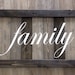Family Sign, Farmhouse Wall Decor, Wood Family Sign, Custom Made Family ...