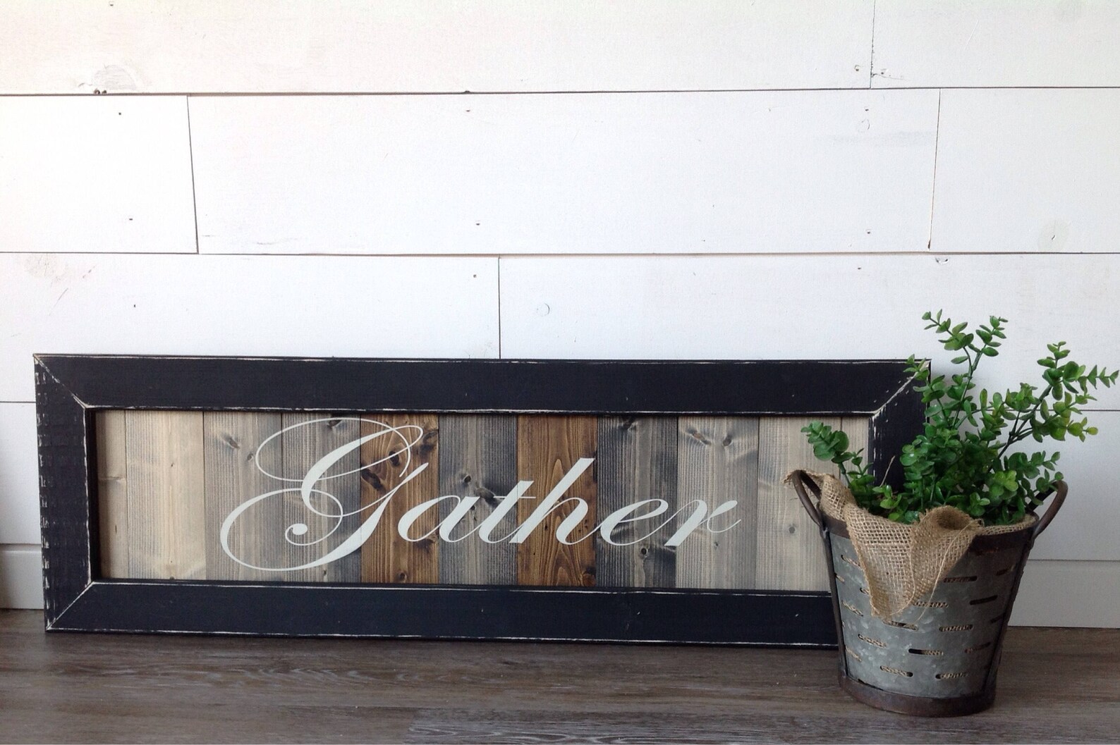Gather Wood Sign Farmhouse Wall Decor Farmhouse Farmhouse - Etsy