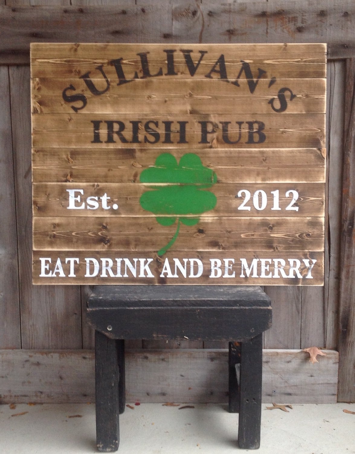 Rustic Wood Rustic Pub Sign Wood Pub Sign Personalized - Etsy