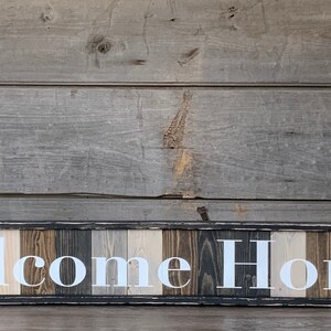 Welcome Home, Wood Sign, Welcome Home Sign, Welcome Sign, Rustic ...