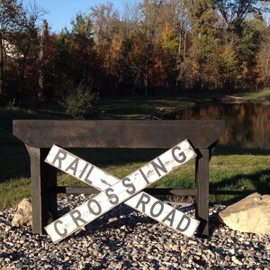 Rail Road Sign, Wood Rail Road Sign, Farmhouse, Farmhouse Wall Decor ...